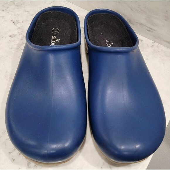 Sloggers | Shoes | Womens Sloggers Blue Waterproof Garden Clogs Nonslip ...